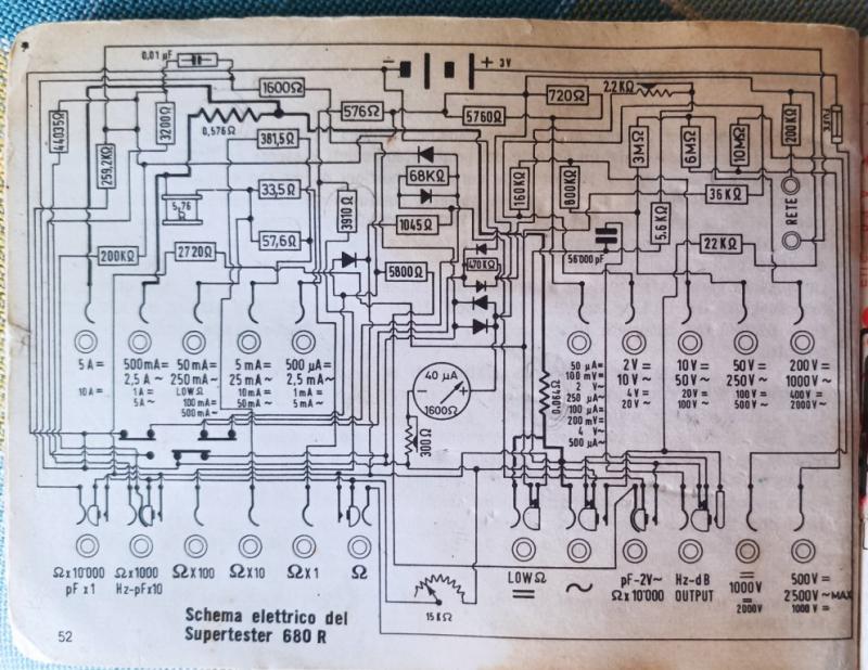 Multimetro ICE mod 680R 2 serie.