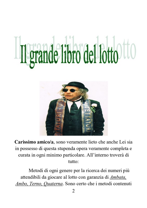 Mario Vitale - Il libro nero del lotto
