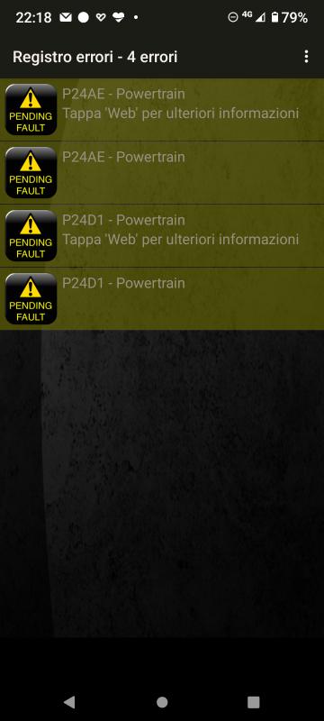 Errore P24AE
