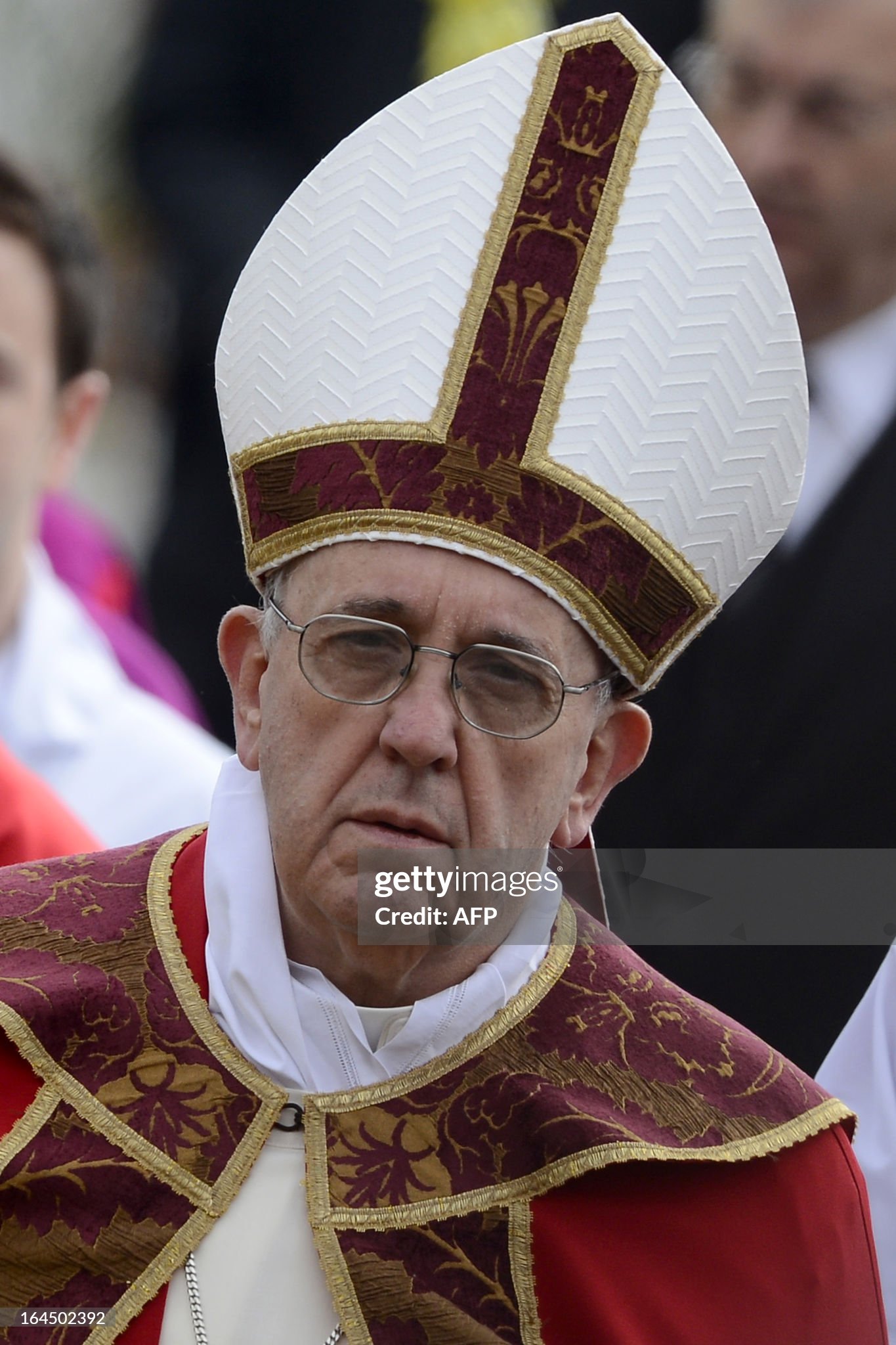 Elenco delle MITRE indossate da Papa Francesco