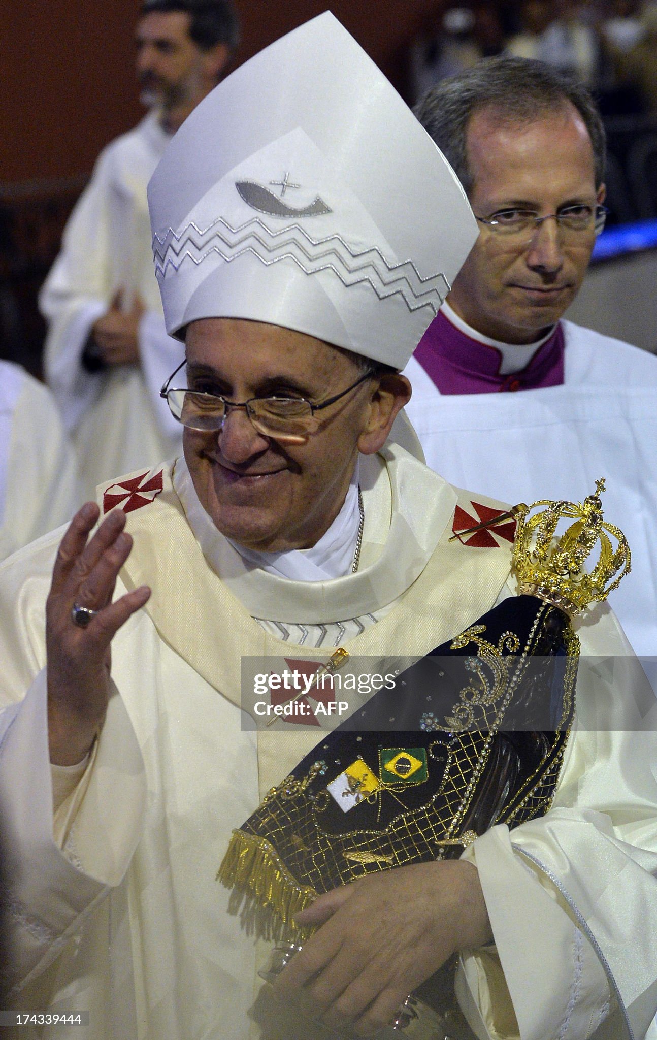 Elenco delle MITRE indossate da Papa Francesco