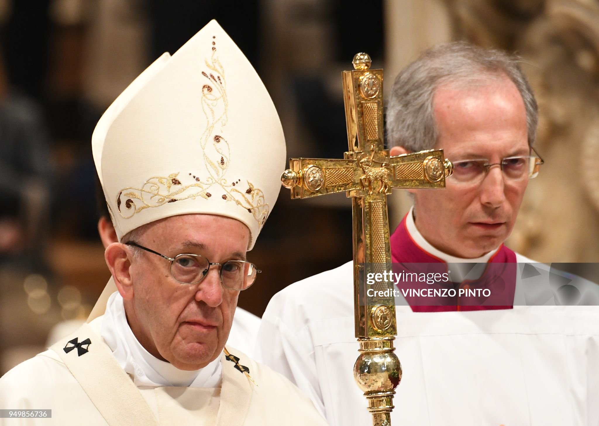 Elenco delle MITRE indossate da Papa Francesco