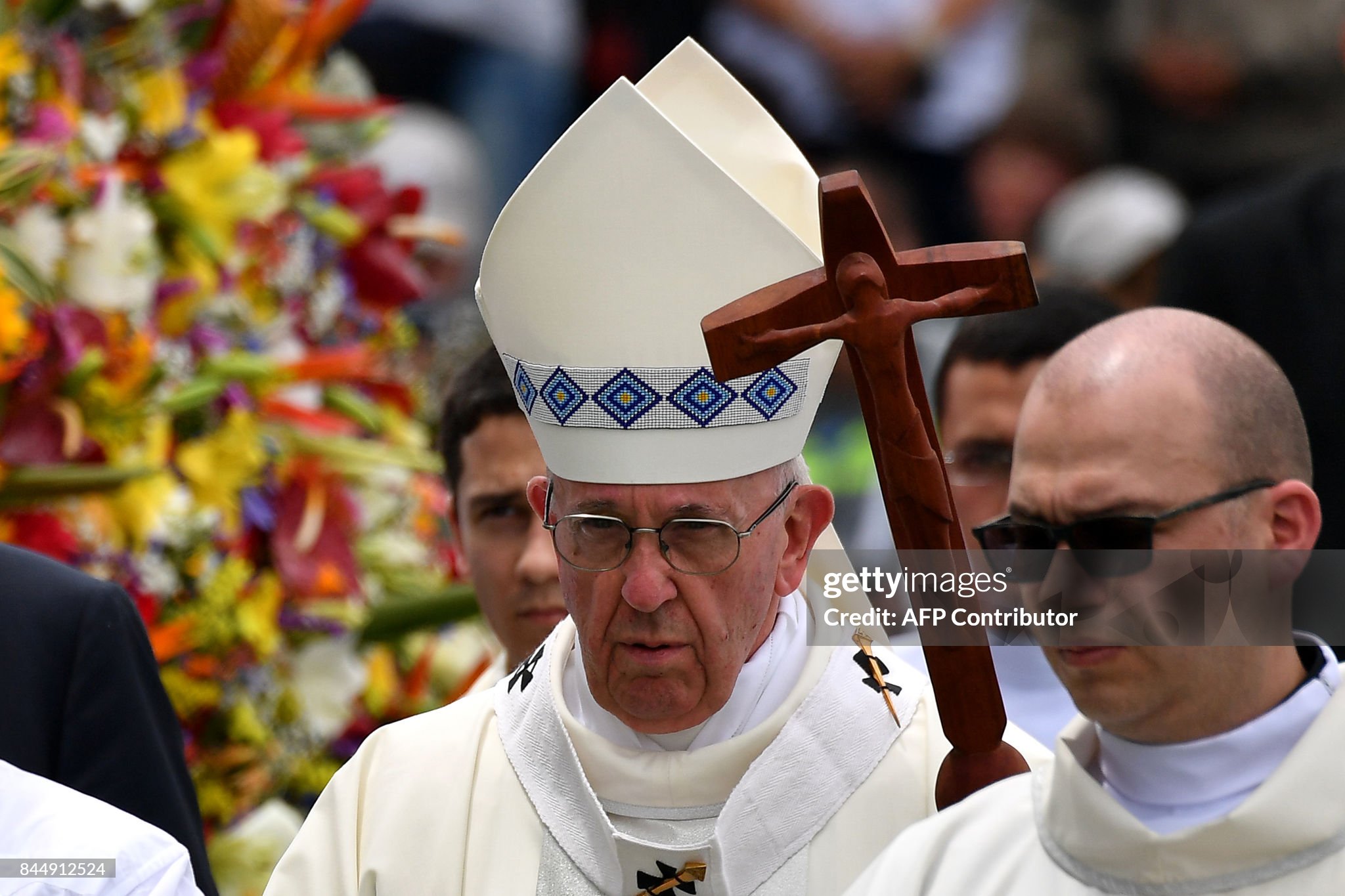Elenco delle MITRE indossate da Papa Francesco