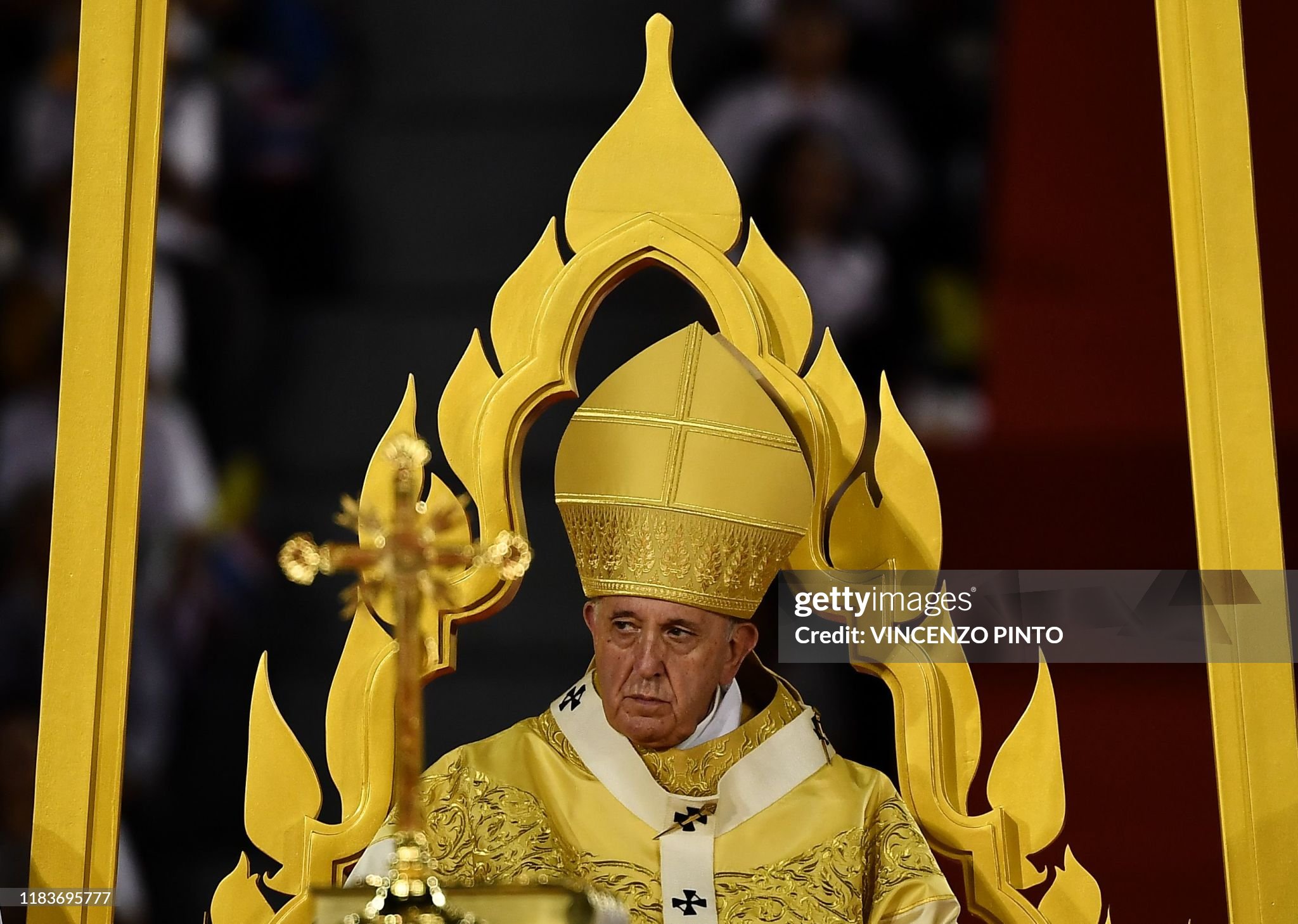 Elenco delle MITRE indossate da Papa Francesco