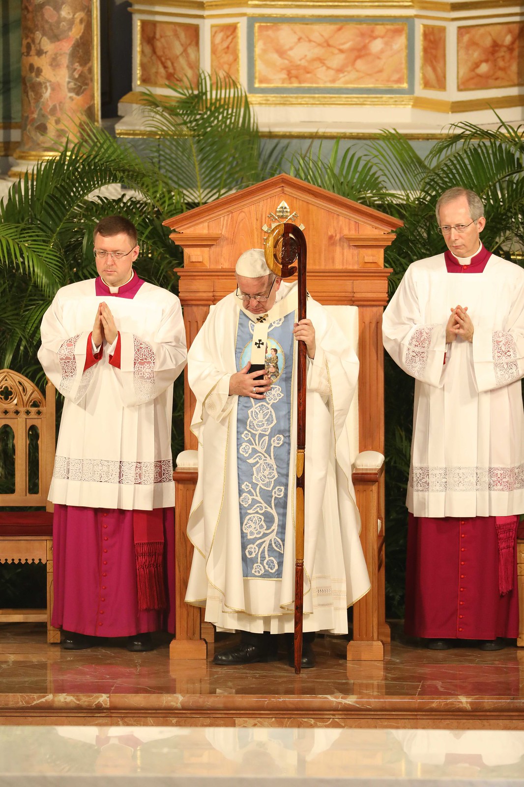 Elenco delle CASULE indossate da Papa Francesco