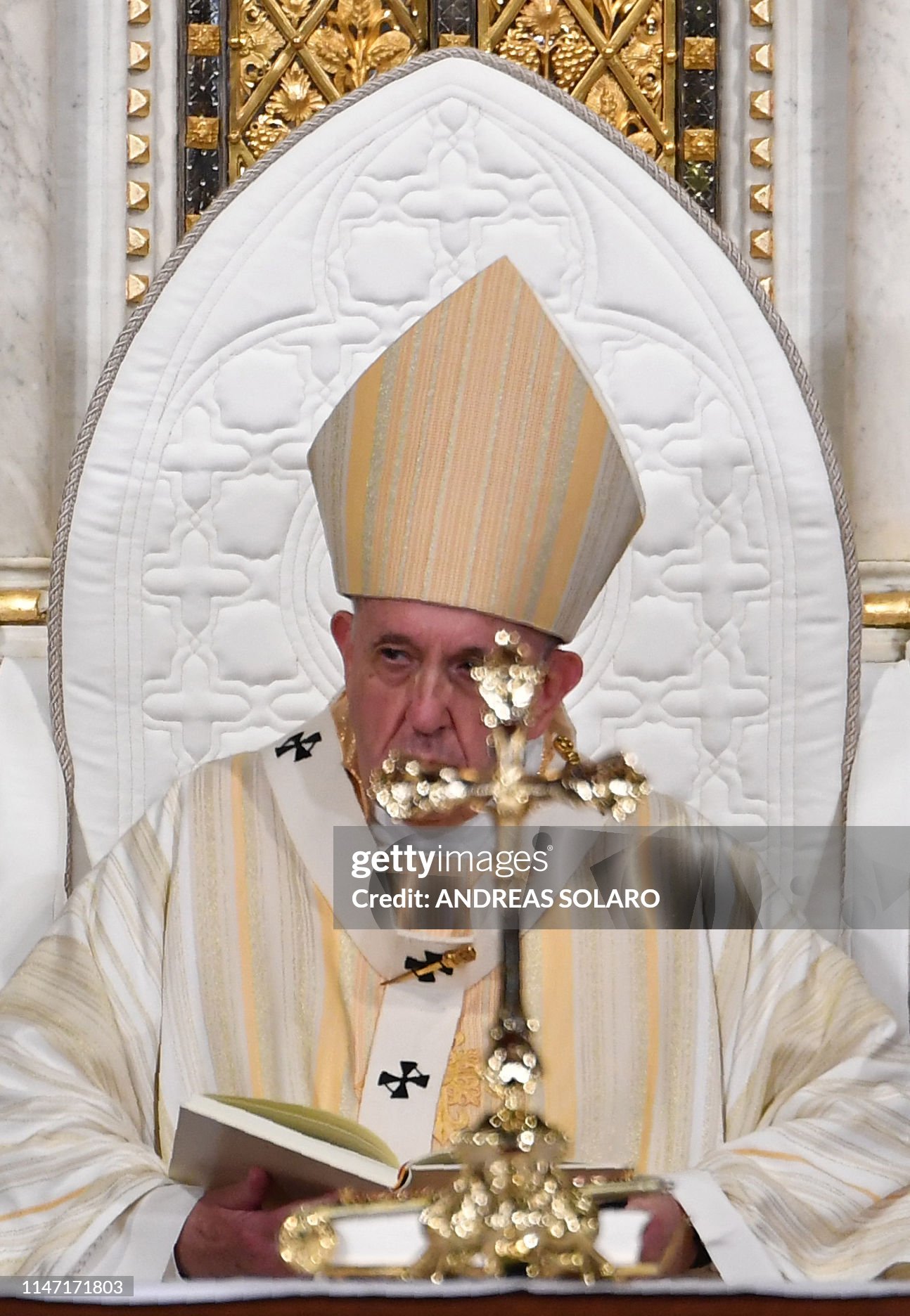 Elenco delle MITRE indossate da Papa Francesco