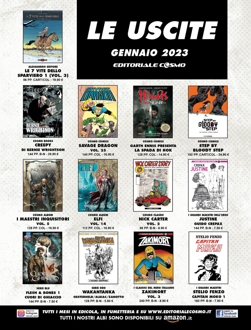 Cosmo editoriale: uscite gennaio 2023