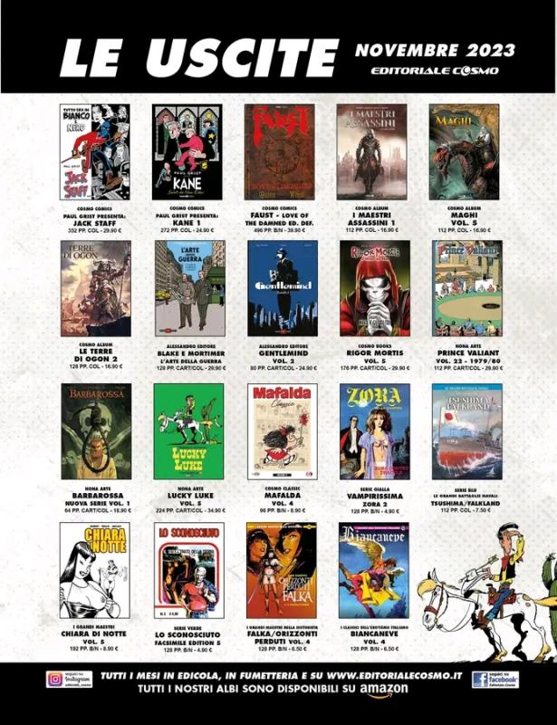 Cosmo editoriale: uscite novembre 2023