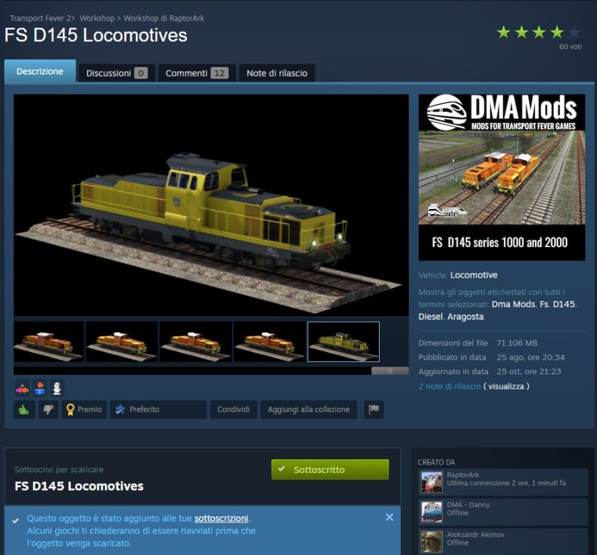 FS D145 Locomotives - Repaints