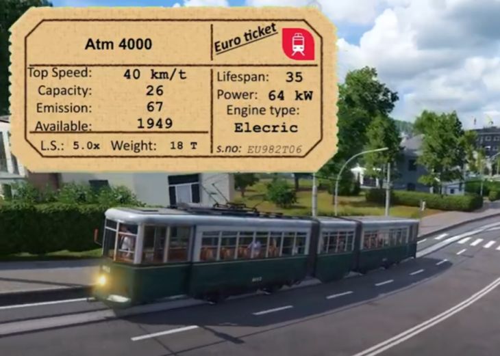 Tram ATM 4000 Milano - Trams, autobus e filobus italiani