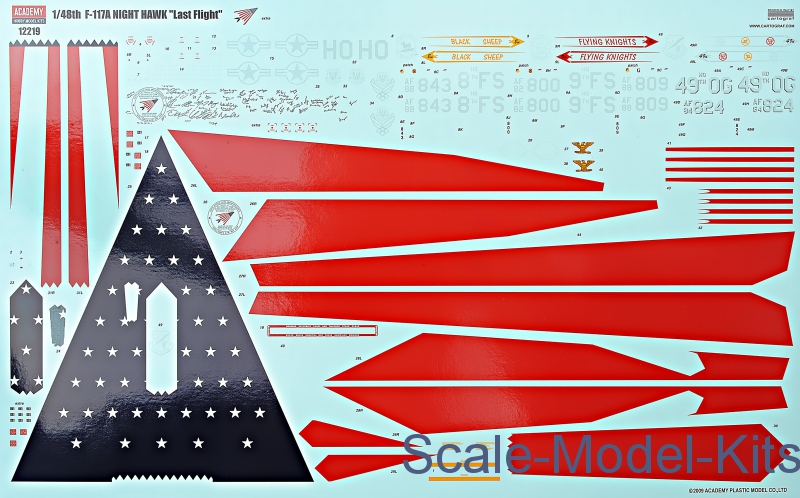 Academy F-117A Nighthawk "LAST FLIGHT"N°122191 1/48 -FINITO-